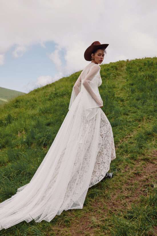 Bellini: Lace Mermaid Wedding Dress | Ariamo Boho